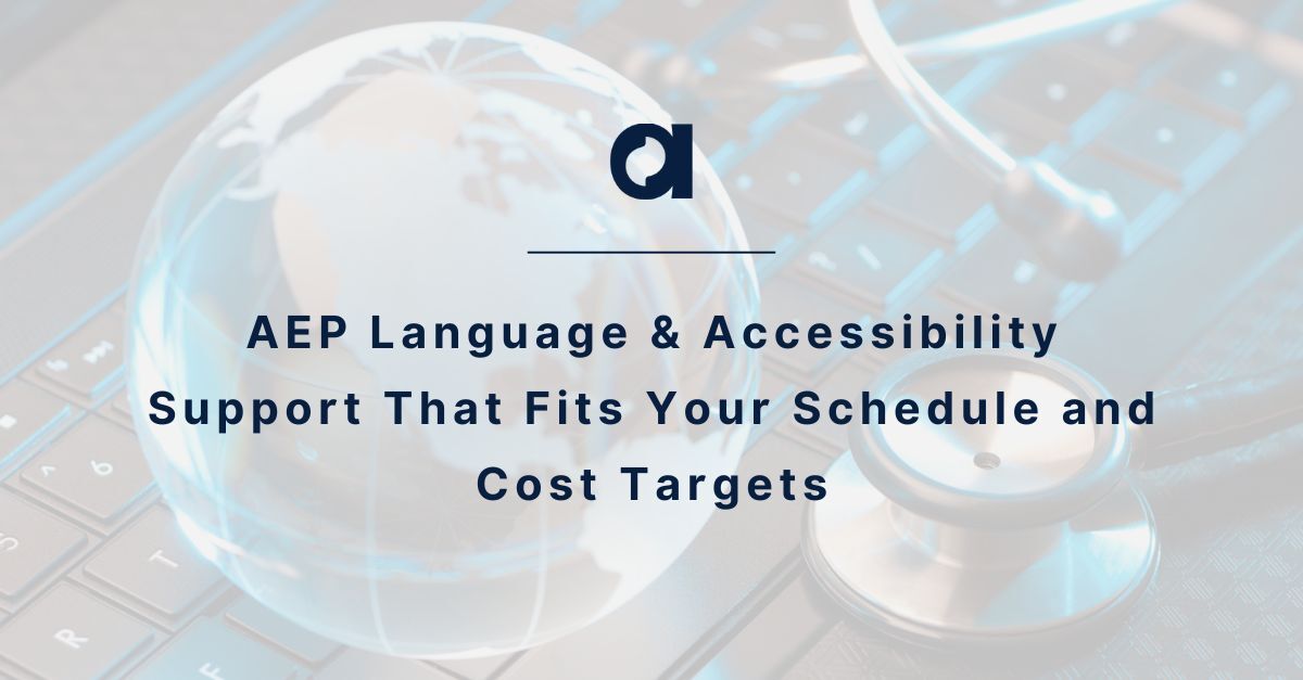 Medicare AEP Translation & Accessibility Support | Argos Multilingual